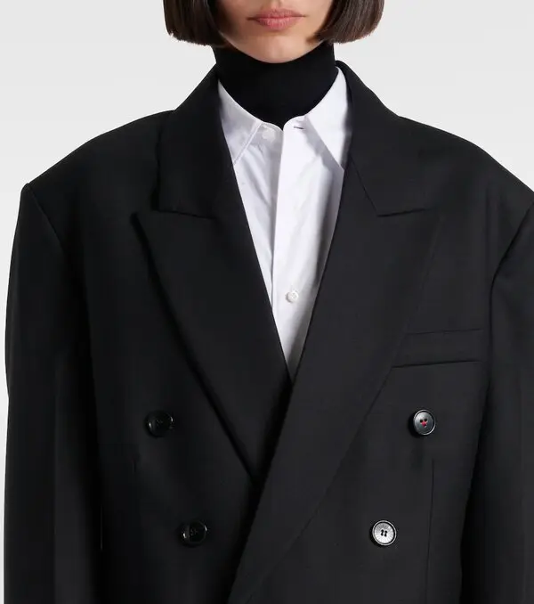 Victoria Beckham Double-breasted Blazer - Black