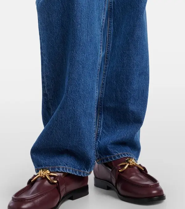 BLAZÉ MILANO Paso Mid-rise Straight Leg Jeans Sapphire