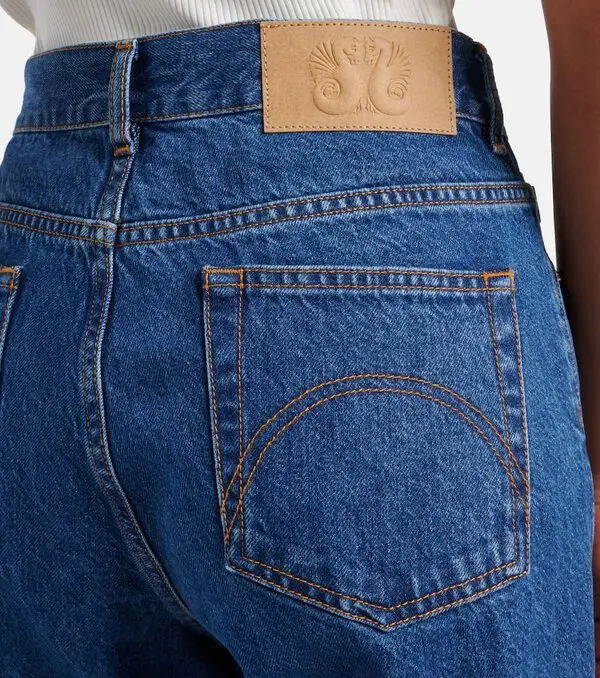 BLAZÉ MILANO Paso Mid-rise Straight Leg Jeans Sapphire