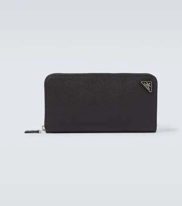 Prada Saffiano Leather Wallet - Black