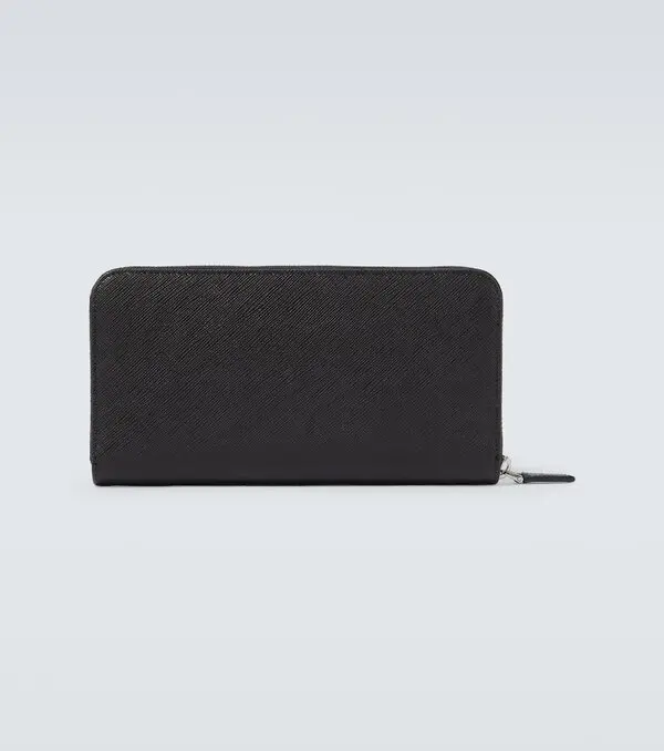 Prada Saffiano Leather Wallet - Black
