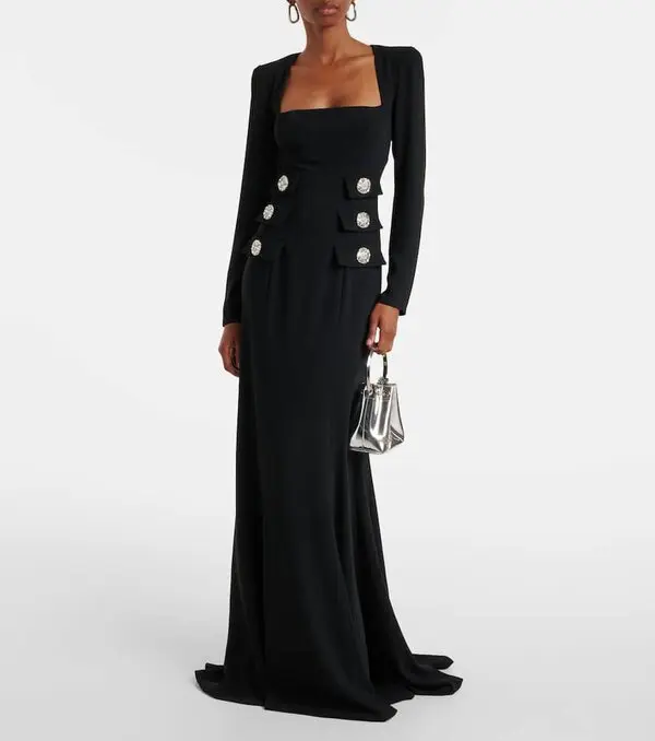 Costarellos Embellished Gown