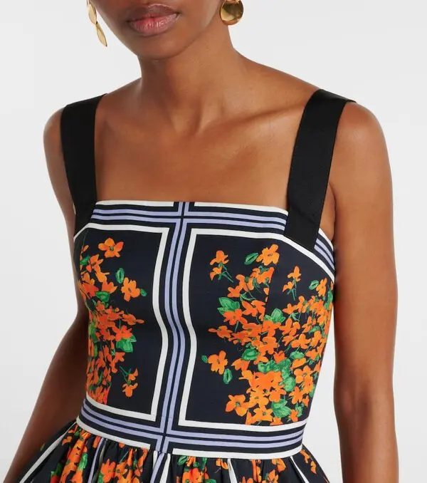 Carolina Herrera Printed Midi Dress