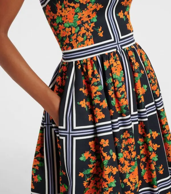 Carolina Herrera Printed Midi Dress