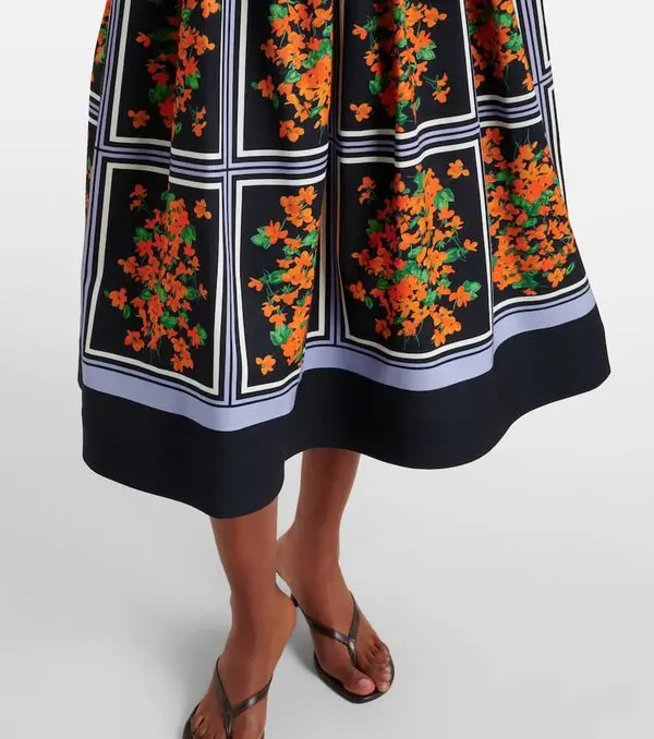 Carolina Herrera Printed Midi Dress