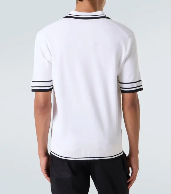 Dolce & Gabbana Silk-blend Polo Shirt