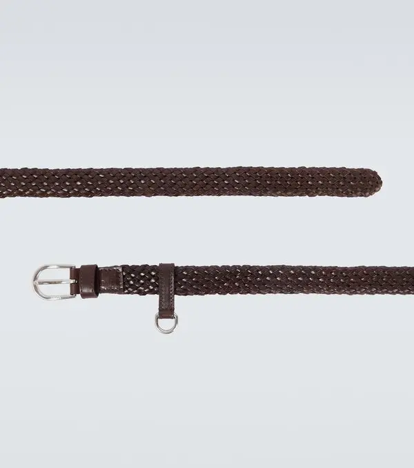 Prada Braided Leather Belt