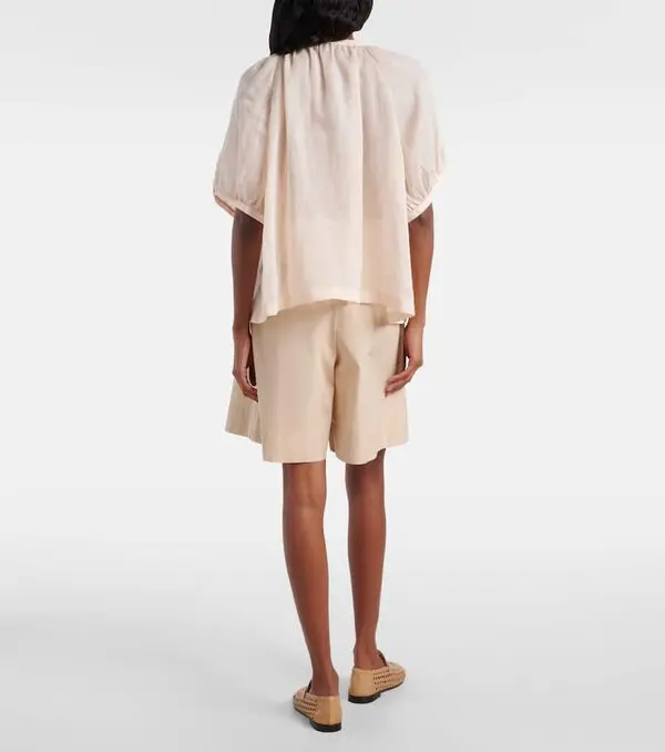 Loro Piana Gritt Ramie Blouse