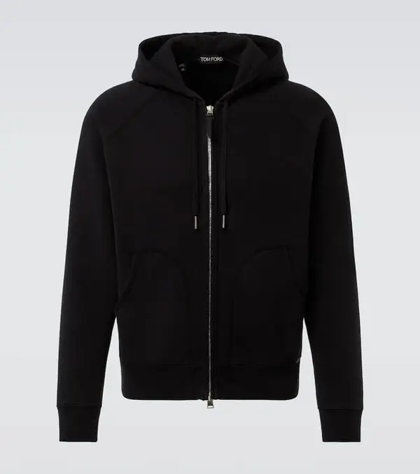 TOM FORD Cotton Jersey Zip-up Hoodie