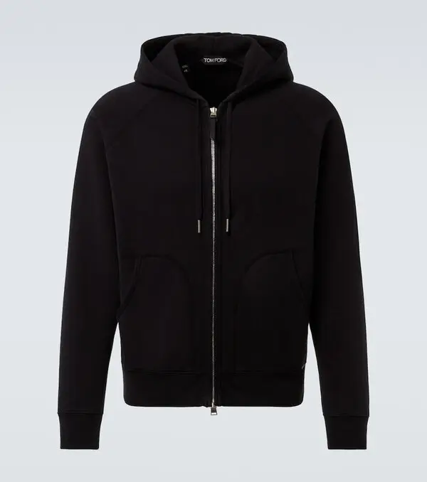 TOM FORD Cotton Jersey Zip-up Hoodie