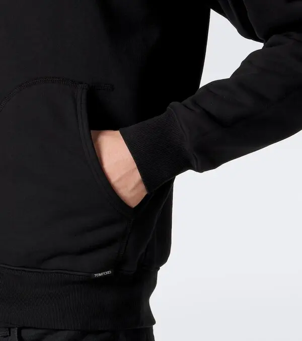 TOM FORD Cotton Jersey Zip-up Hoodie
