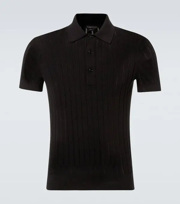 TOM FORD Cotton And Silk Polo Shirt