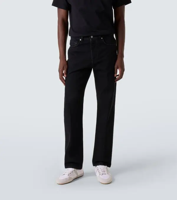 Givenchy Mid-rise Straight Jeans - Black