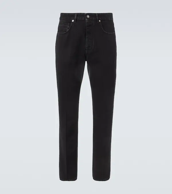 Givenchy Mid-rise Straight Jeans - Black