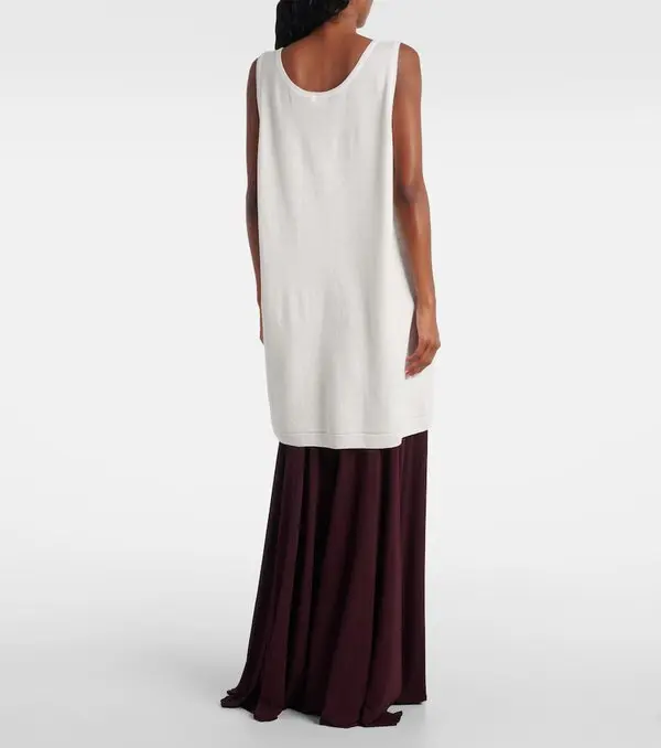 Alaïa Cotton And Wool-blend Tunic