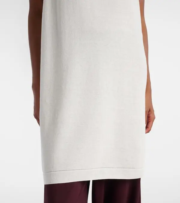Alaïa Cotton And Wool-blend Tunic