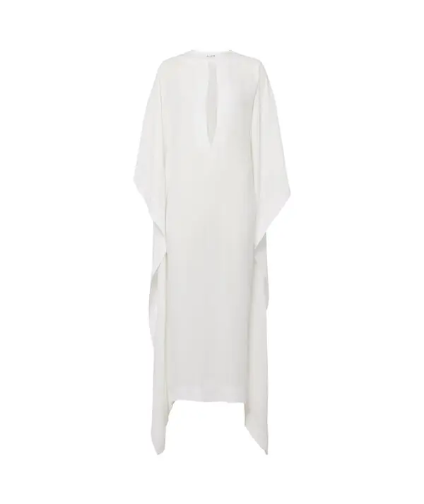 Alaïa Oversized Crêpe Kaftan - White