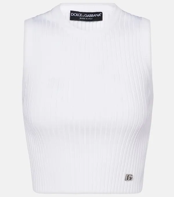 Dolce & Gabbana Dg Tank Top - White