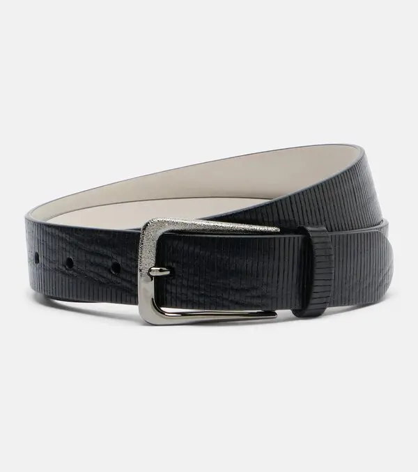 Brunello Cucinelli Leather Belt - Black