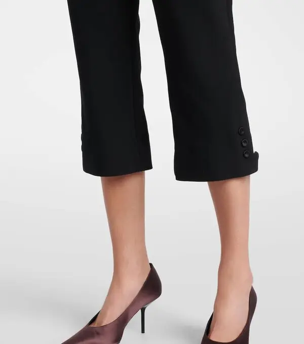 Victoria Beckham Logo Capri Pants