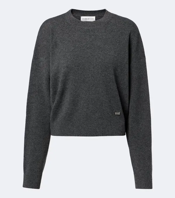 Victoria Beckham Wool And Cashmere Pullover - Grey