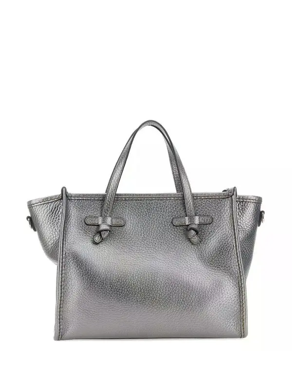 MARCELLA CLUB Leather Tote Bag - Grey