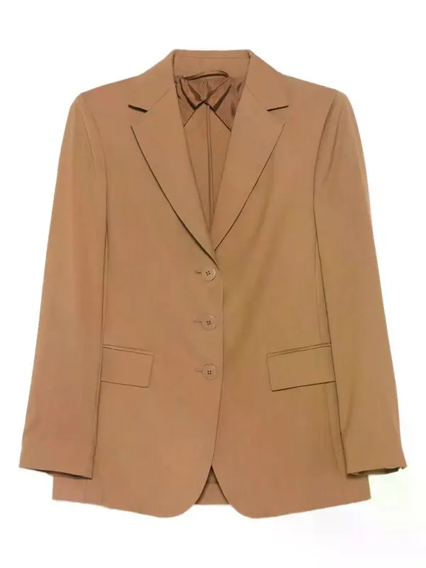 Max Mara Virgin Wool Single-breasted Blazer