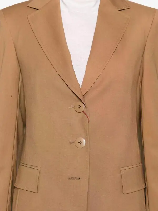 Max Mara Virgin Wool Single-breasted Blazer