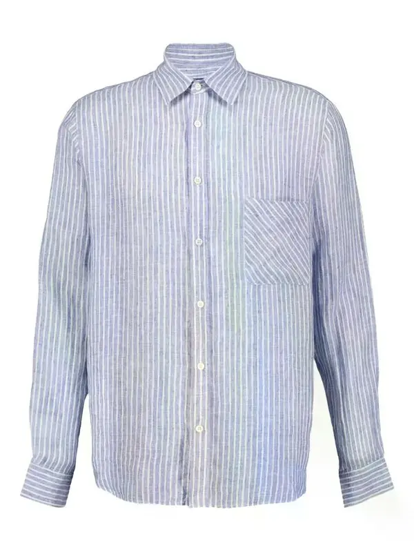 Frescobol Carioca Telles Striped Button-up Shirt - Blue