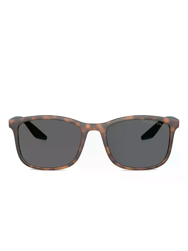 Prada Tortoiseshell Square Sunglasses - Green