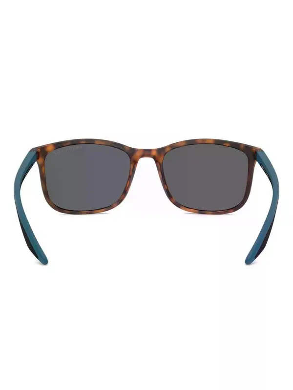 Prada Tortoiseshell Square Sunglasses - Green