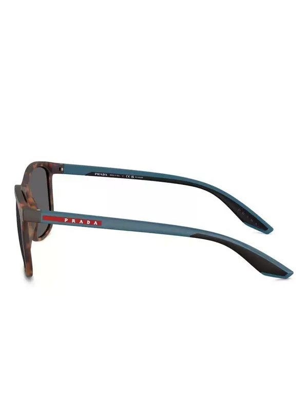 Prada Tortoiseshell Square Sunglasses - Green