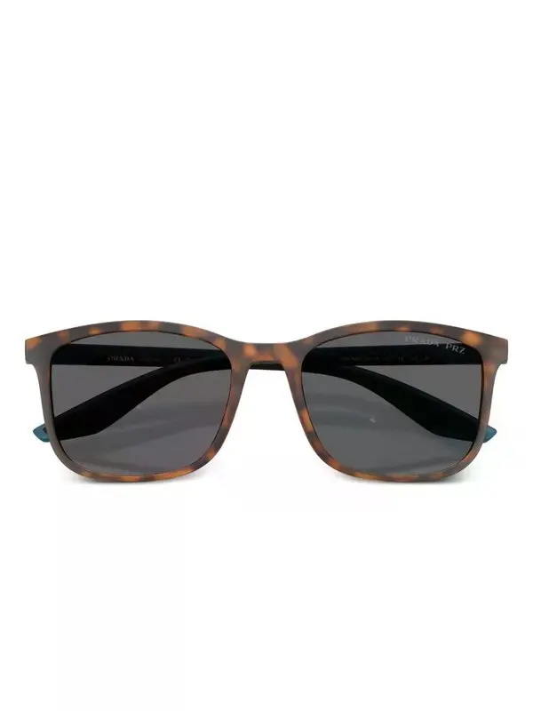 Prada Tortoiseshell Square Sunglasses - Green