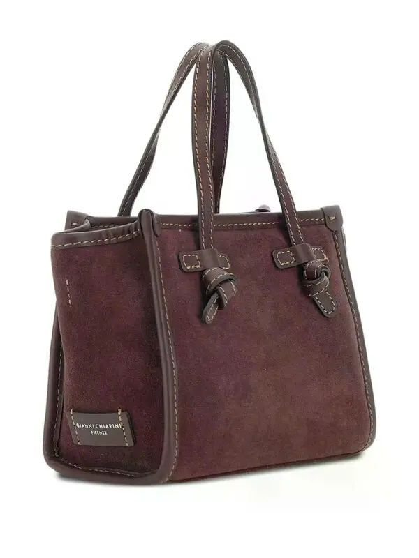 MARCELLA CLUB Suede Tote Bag - Brown