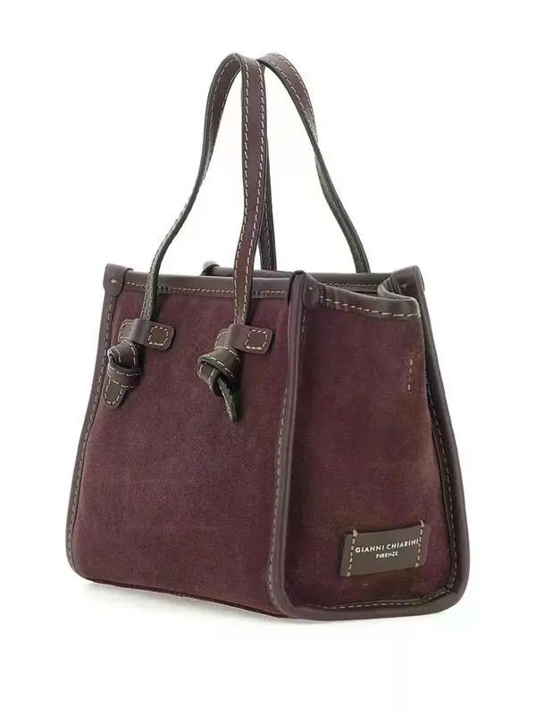MARCELLA CLUB Suede Tote Bag - Brown