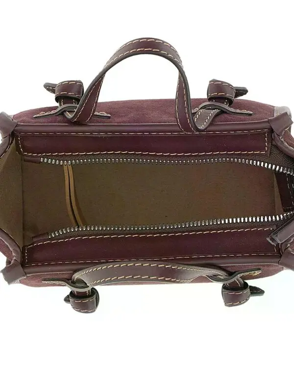 MARCELLA CLUB Suede Tote Bag - Brown