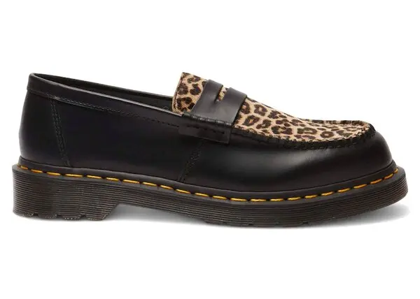 Dr. Martens Penton Smooth Leather Leopardin Loafer
