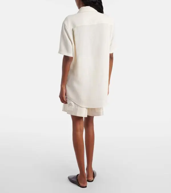 Loro Piana Shirley Linen Crepe Shirt
