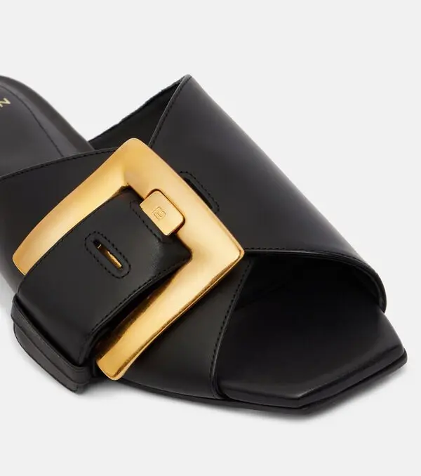 Balmain Anthem Leather Sandals