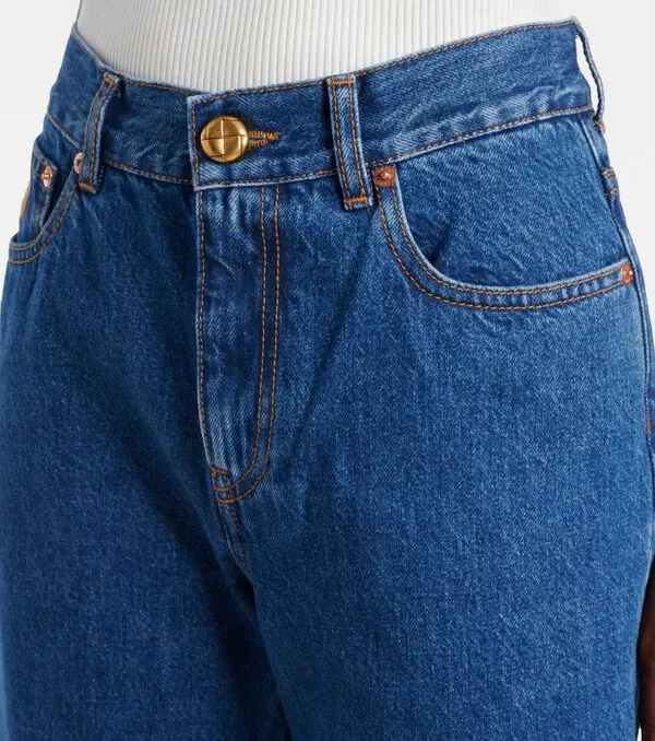 BLAZÉ MILANO Mid-rise Straight Leg Jeans
