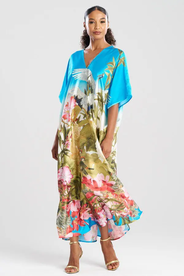 Natori Printed Caftan