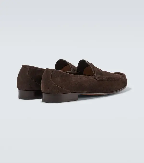 TOM FORD Suede Penny Loafers