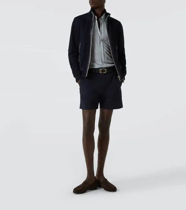 TOM FORD Suede Penny Loafers