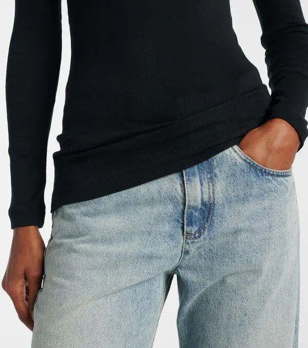 Brunello Cucinelli Monili Cotton-blend Top