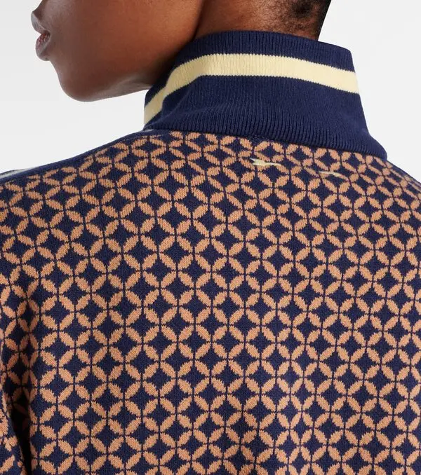 The Upside Crossroad Geo Print Bomber Jacket
