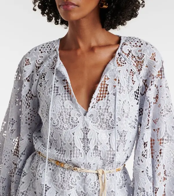 Zimmermann Belted Lace Minidress