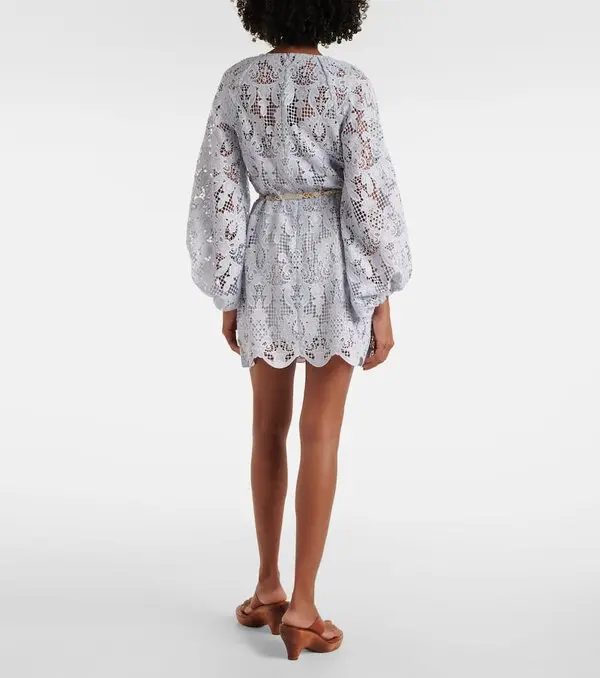 Zimmermann Belted Lace Minidress