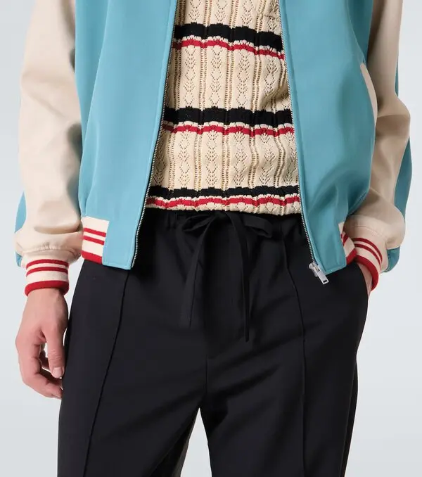 Valentino Garavani Virgin Wool Straight Leg Pants