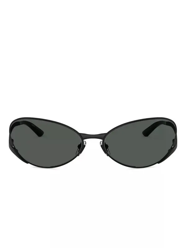 Versace Oval-frame Sunglasses - Black
