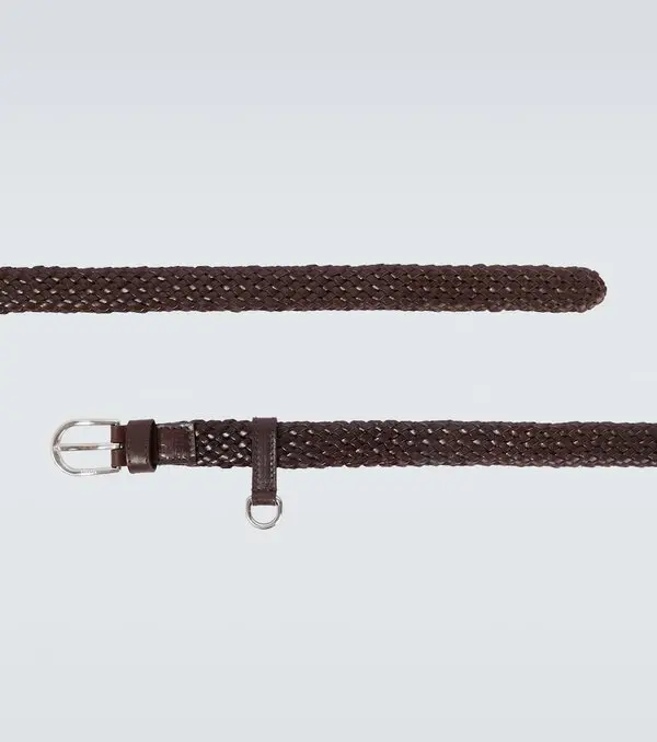 Prada Braided Leather Belt